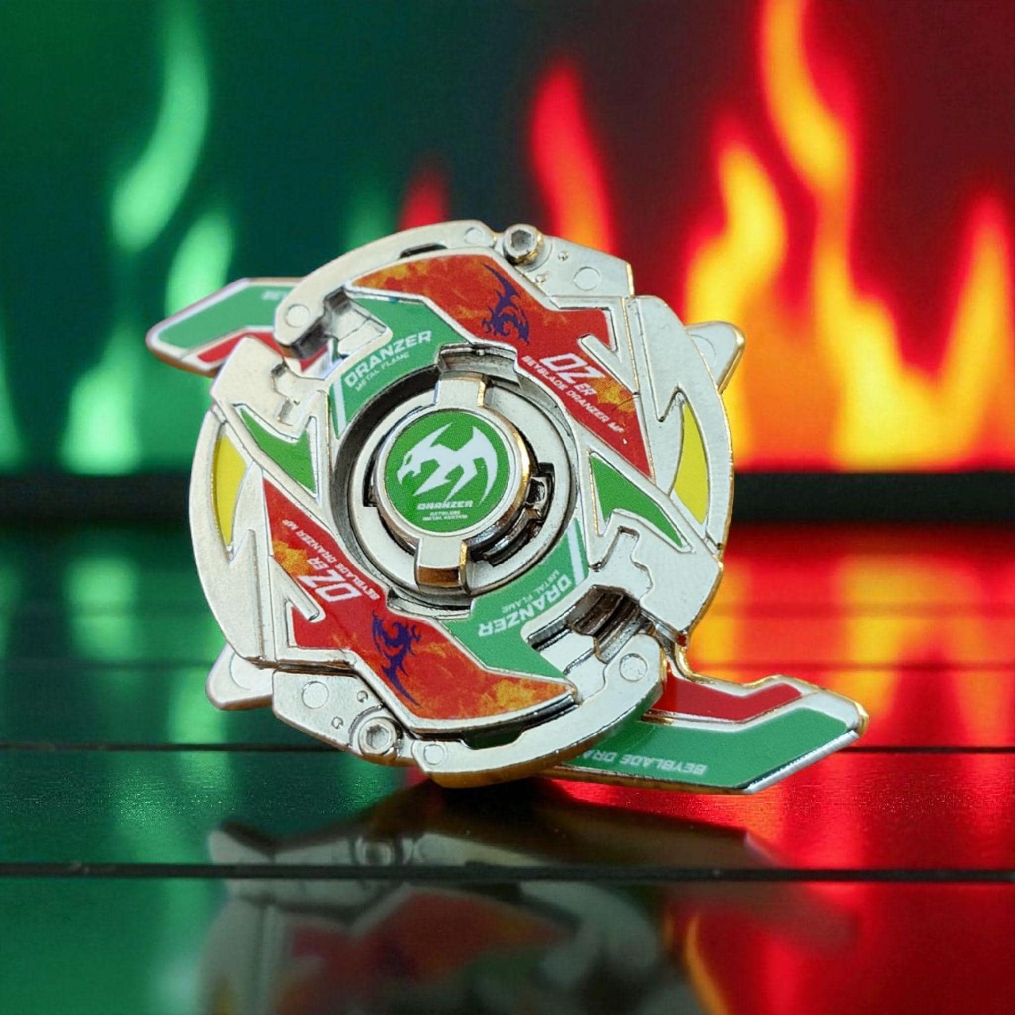 Full Metal Beyblade Dranzer MF - HMS Repro (Zinc+Nickel plated ...