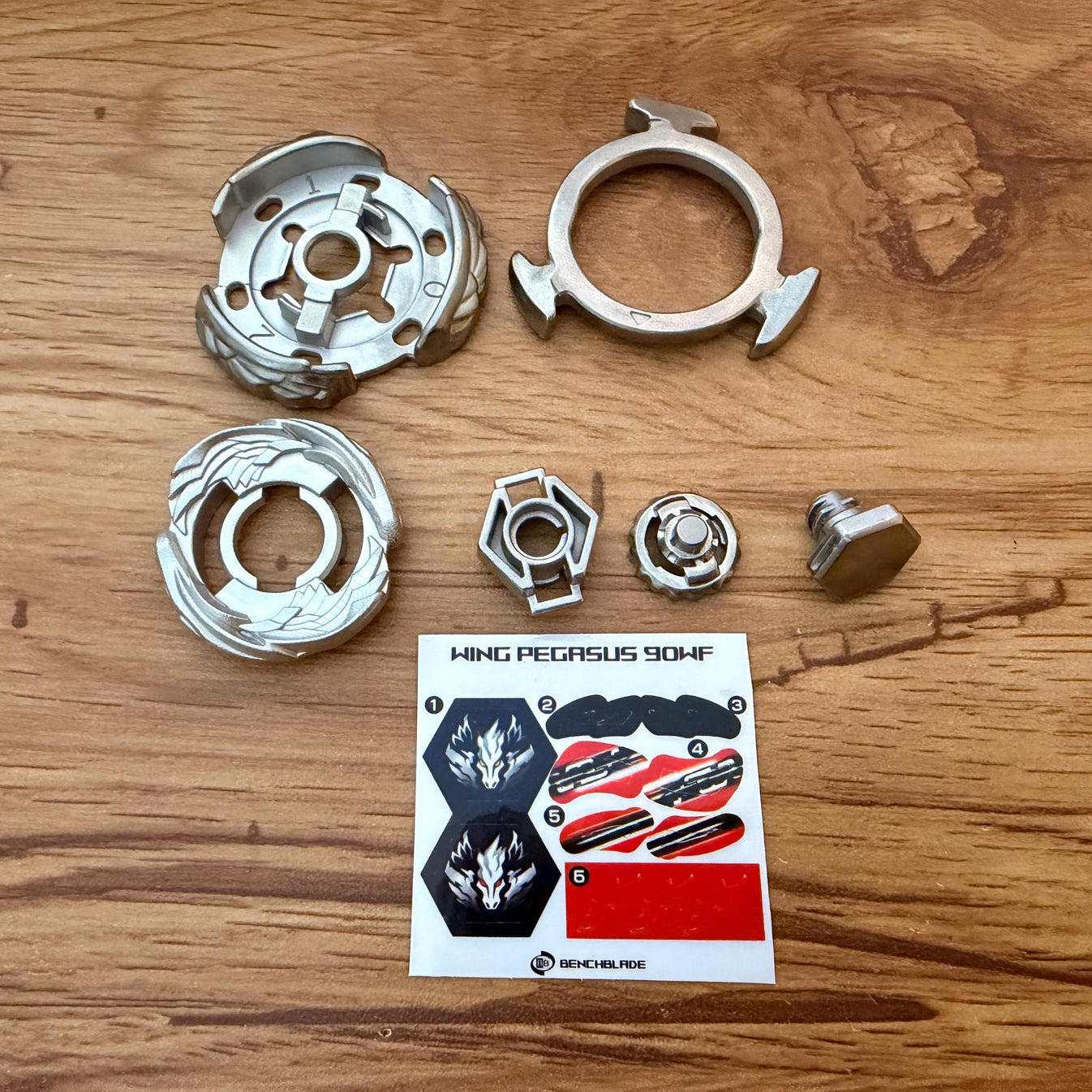FULL METAL Beyblade Wing Pegasus 90WF(Metal Fight) – BenchBlade